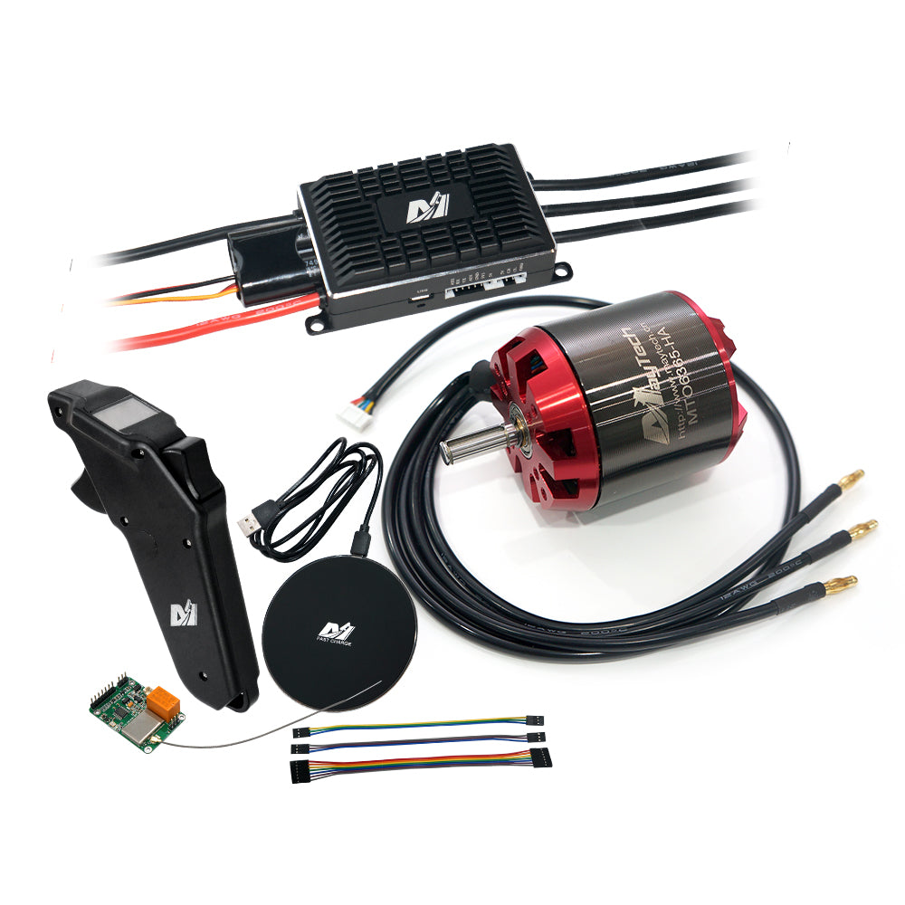 (Motor+ESC+Remote) DIY Electric skateboard longboard kit 100A VESC bas ...