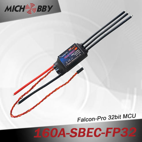 160A 6S FP Brushless ESC 32bit Speed Controller for RC Airplanes MT160 ...