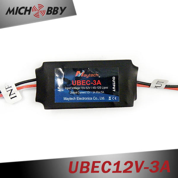 UBEC-12V UBEC DC-DC Step-Down Converter Buck Converter - 12V @ 6A / 10 ...